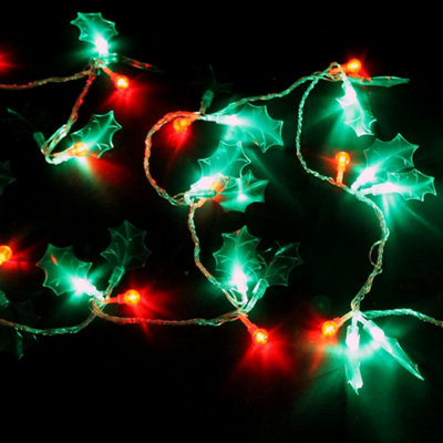 The Christmas Workshop Holly & Berry LED String Lights