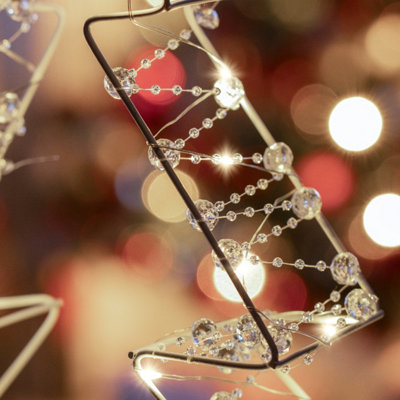 The Christmas Workshop Metal Frame Christmas Tree Light