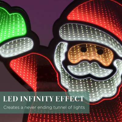 The Christmas Workshop Santa Claus Infinity Light