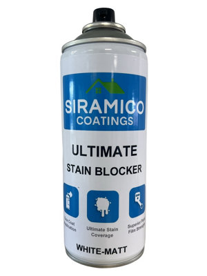 The Damp & Stain Block Spray - Matt White, 400ml Spray | DIY at B&Q