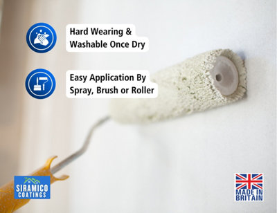 The DampSeal One Coat - 2.5 Litre - Matt White - Seals damp and mould ...