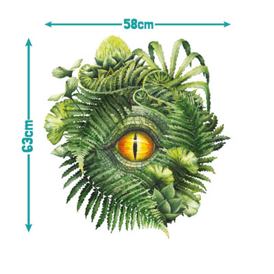 The Dinosaur Eye wall sticker Dinosaur Themed Wall Décor Self-Adhesive ...