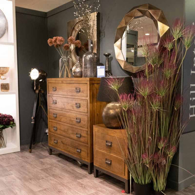 The Draftsman Collection Five Drawer Chest - Wood - L42 x W110 x H120 ...