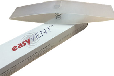The easyvent measures 370mm which allows the ventilator to fit every loft space in the UK. The ...