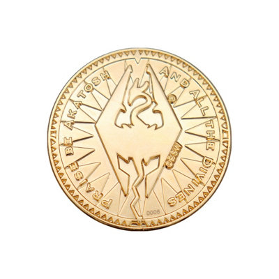 The Elder Scrolls V: Skyrim 24k Replica Septim Collectible Coin