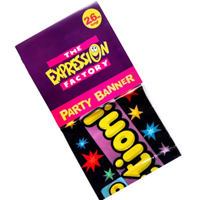 The Expressions Factory 50th Banner Multicoloured (One Size)
