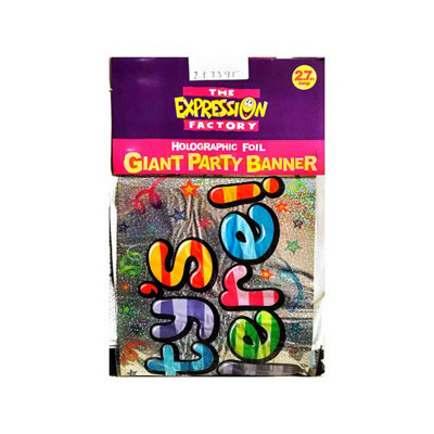 The Expressions Factory Giant Banner Multicoloured (One Size)