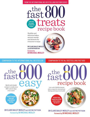 The Fast 800 Series 3 Books Collection Set (The Fast 800 Treats Recipe ...