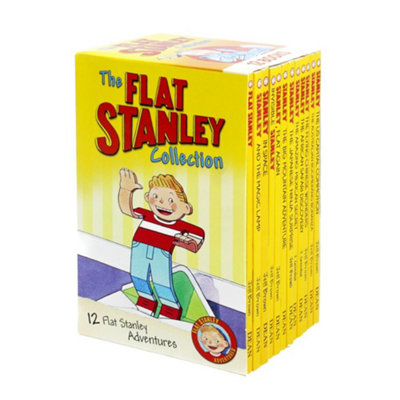 The Flat Stanley Adventures 12 Books Collection By Jeff Brown