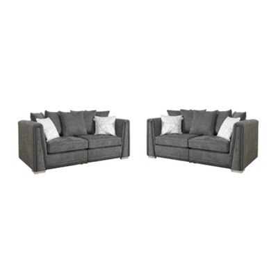 The Great British Sofa Company Edinburgh 2 Seater and 2 Seater Dark ...