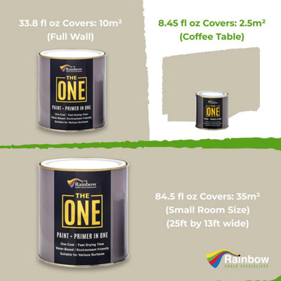 The Green Indoor Outdoor ONE All-In-One Paint & Primer Dark Gloss, 1 L ...