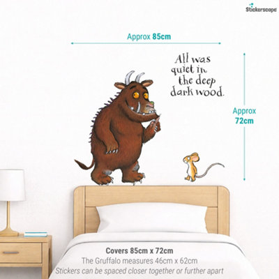 The Gruffalo and Mouse Wall Sticker Pack Children's Room and Nursery ...