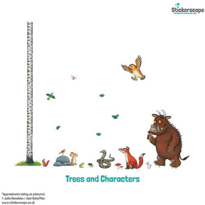 The Gruffalo Room Makeover wall sticker pack (Trees and Characters)
