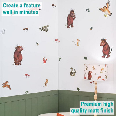 THE GRUFFALO WALL STICKERS CHILDREN'S ROOM AND NURSERY DECOR EASY TO ...