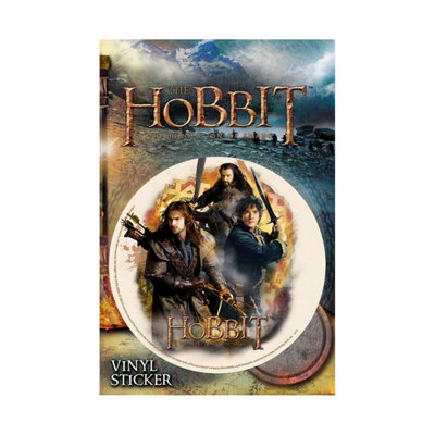 The Hobbit Vinyl Bilbo Baggins Stickers Multicoloured (One Size)