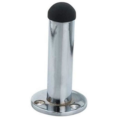 The Home Fusion Company 63mm Chrome Plated Projecting Pillar Door Stop ...