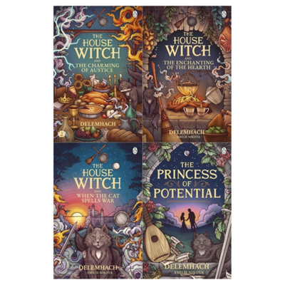The House Witch Series 4 Books Collection Set by Emilie Nikota ...