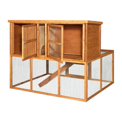 The Hutch Company 4ft Kendal Rabbit Guinea Pig Hutch And Run Combo ...