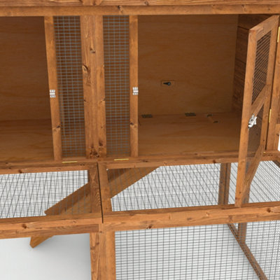 The Hutch Company 6ft Kendal Rabbit Guinea Pig Hutch And Run Combo