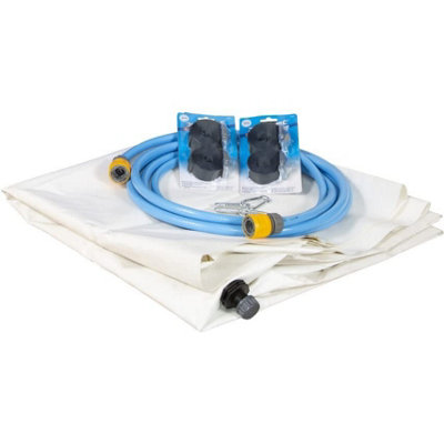 The Leak Diverter Complete Kit 100cm x 100cm (WHITE) - For drips and ...