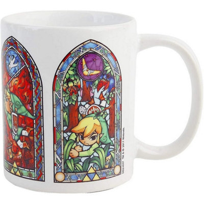The Legend Of Zelda Stained Gl Mug Multicoloured (One Size) | DIY at B&Q