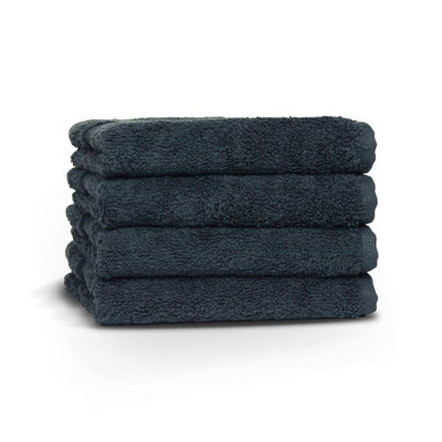 The Linen Yard Loft Combed Cotton 4-Pack Face Cloths | DIY at B&Q