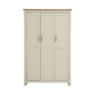 The Lisbon Cream 3 Door Wardrobe