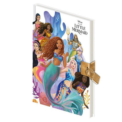The Little Mermaid A5 Lockable Notebook Multicoloured (One Size)