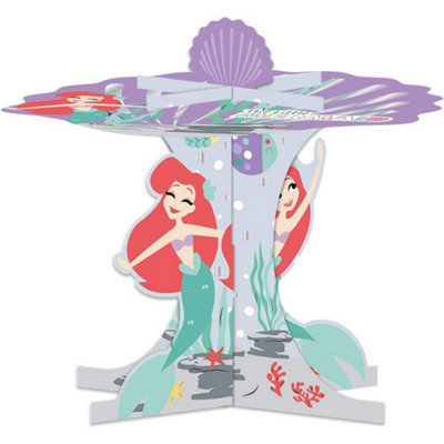 The Little Mermaid Ariel Cupcake Stand Multicoloured (One Size) | DIY ...