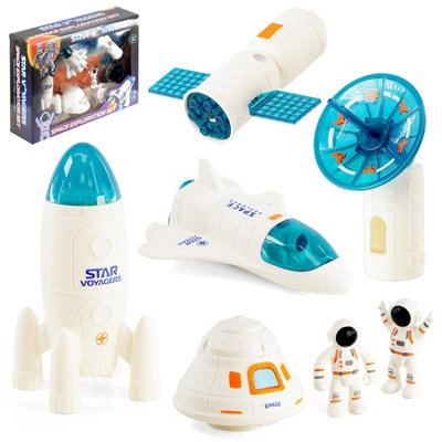 The Magic Toy Shop 7 Pcs Space Exploration Set Toy for Kids with 2 ...