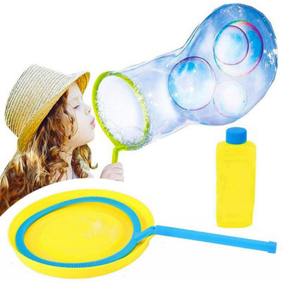 The Magic Toy Shop Giant Bubble Kit Enormous Bubble Making Toy Outdoor ...