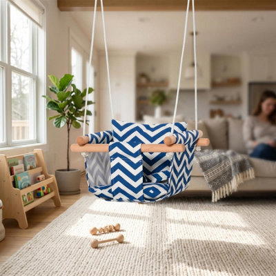 The Magic Toy Shop Indoor Baby Swing Seat Portable Secure Aesthetic ...