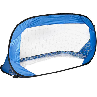 The Magic Toy Shop Kids Pop Up Football Goal Portable Foldable Indoor ...
