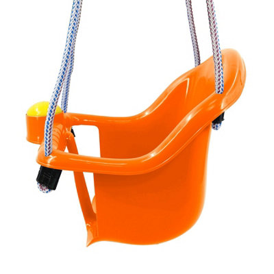 The Magic Toy Shop Orange Swing Seat for Baby Children Toddler Outdoor ...