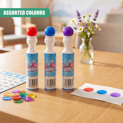 The Magic Toy Shop Single Bingo Dabber Marker Pen Easy Grip Washable ...