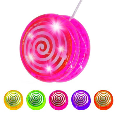 The Magic Toy Shop Yoyo Lightup Kids Toy Spinning Fun Thread Outdoor ...