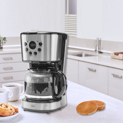The Neo coffee maker has a 1.5L capactiy with LED display and comes in ...