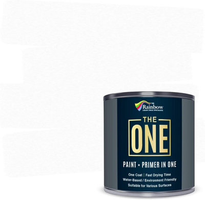 The One Paint Gloss White 1 Litre | DIY at B&Q