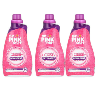 The Pink Stuff Colour Care Laundry Detergent 30 Washes - Pack of 3