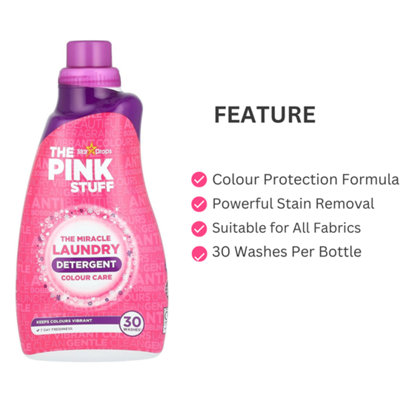 The Pink Stuff Colour Care Laundry Detergent 30 Washes