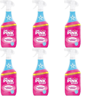 The Pink Stuff Power Disinfectant Cleaner Multi Purpose Spray Streak ...