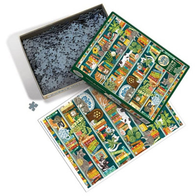 The Purrfect Bookshelf Jigsaw Puzzle 1000 Pieces