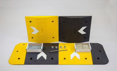 The Ramp People 2.5m Speed Bump Kit 5mph 75mm High Includes Fixings