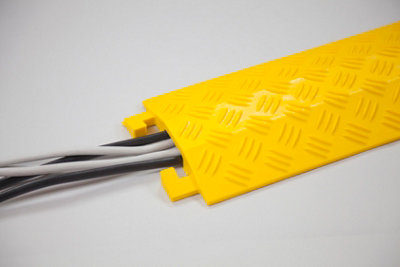 The Ramp People 20mm Yellow Cable Cover for Cables 12.7mm Diameter ...