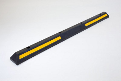 The Ramp People 2m Wheel Stop with Fixings Rubber Parking Block
