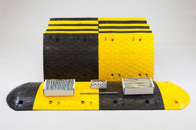 The Ramp People 8.5m Heavy Duty Speed Bump Kit 10mph 60mm High Includes ...
