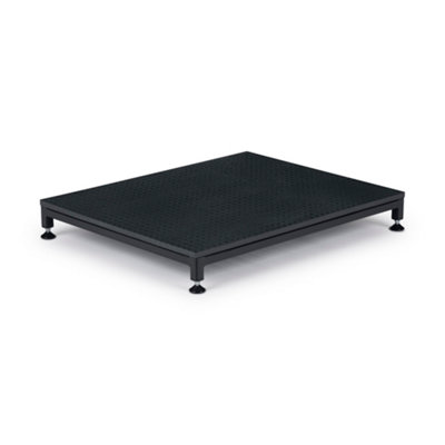 The Ramp People Adjustable Half Step Large 76cm x 61cm Black Outdoor ...