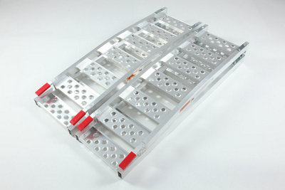 The Ramp People Aluminium Folding Loading Ramps - Pair 229cm x 33cm x ...