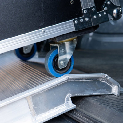 The Ramp People Aluminium Heavy Duty Van Ramp Wide 2.1m 800kg Capacity ...