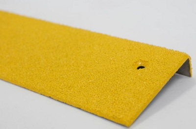 The Ramp People Anti-slip Stair Tread Nosing Yellow 600mm X 80mm X 20mm ...